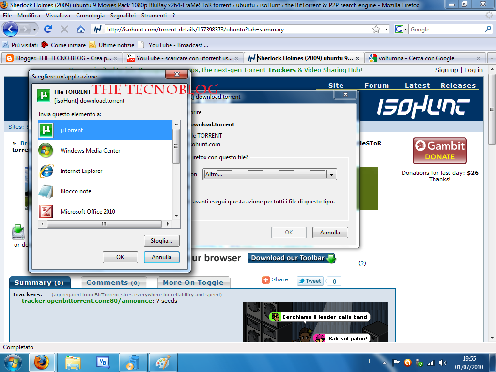 THE TECNO BLOG: SCARICARE FILE TORRENT CON ISOHUNT E BIT CHE