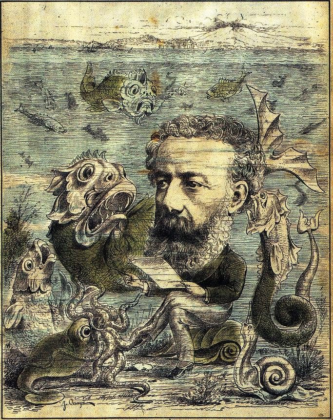 Ema não é uma avestruz: Parabens Jules Verne!