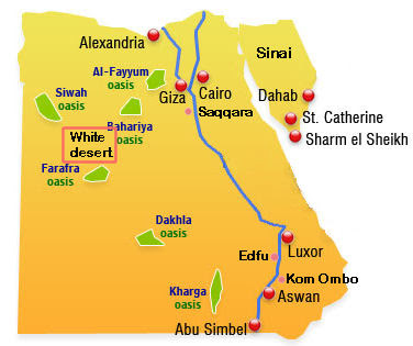 El Egypt - El Bene: Black & White Deserts