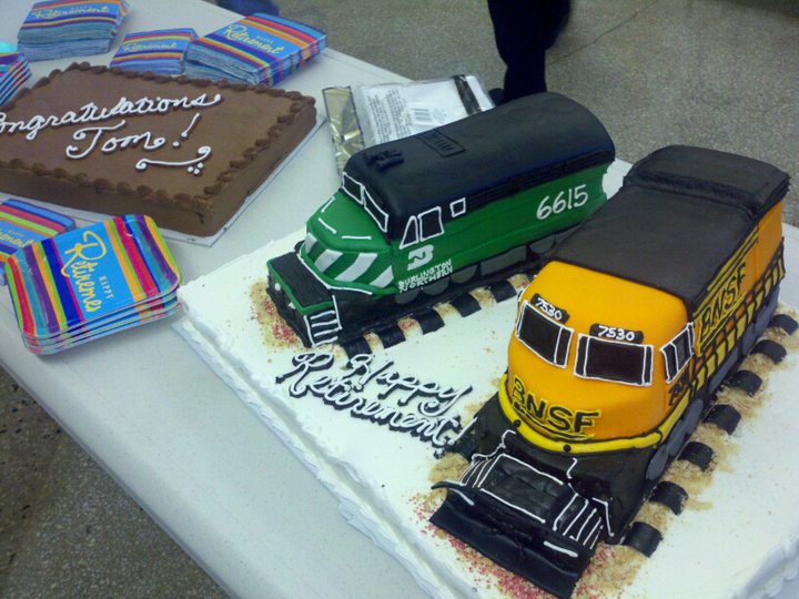 Carrie'd Away Cakes: Trains, Trains and Automobiles