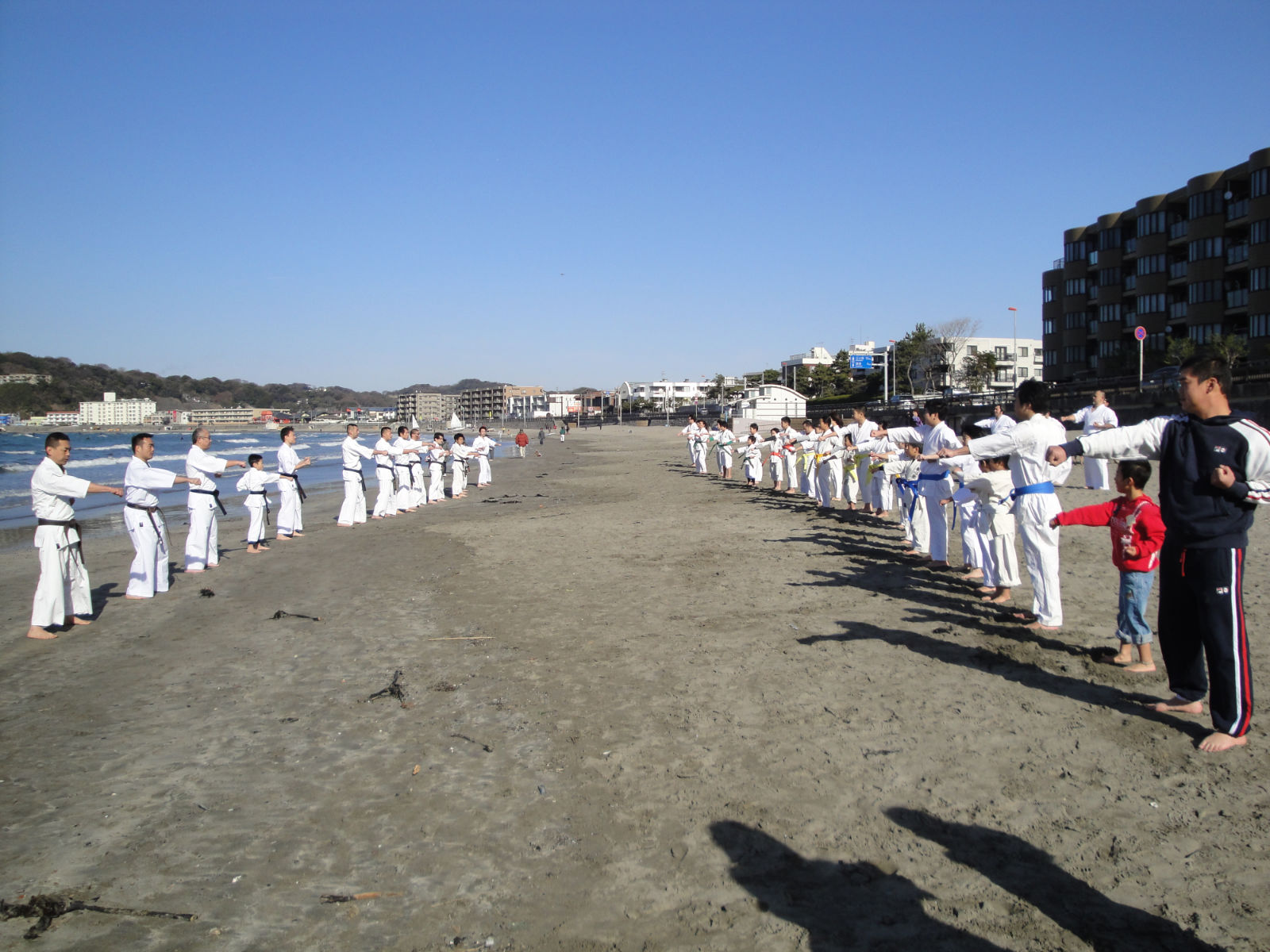 Japan-Hawaii-New York Karate Net Pals: Kangeiko 寒稽古