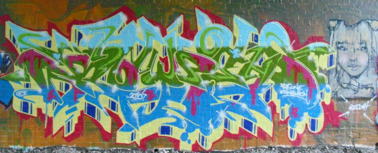 scottish graffiti - Over 20 years of burners: Down The Tunnels