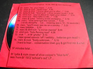 MUTANT SOUNDS: LYDIA LUNCH/MARC ALMOND/NICK CAVE/CLINT RUIN-IMMACULATE ...