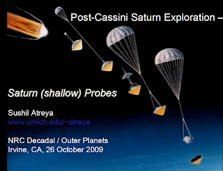 Future Planetary Exploration: Saturn Atmospheric Probes