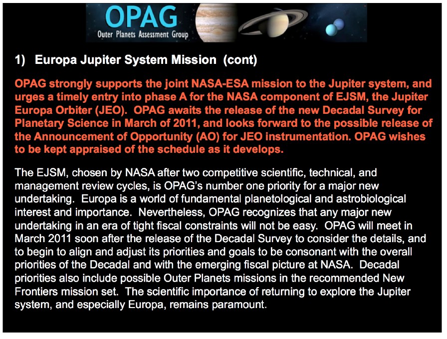 Future Planetary Exploration: NASA Planetary Program Update
