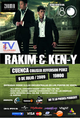 RAKIM & KEN-Y EN CUENCA - ECUADOR: ORGANIZACION DEL CONCIERTO DE RAKIM ...