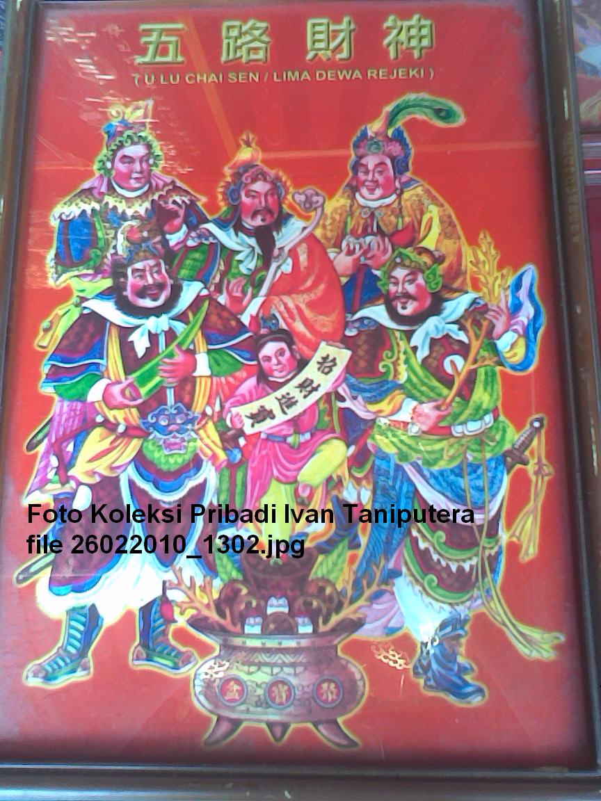 Dewa Dewi Tiongkok Jepang Tibet: Lima Dewa Rejeki