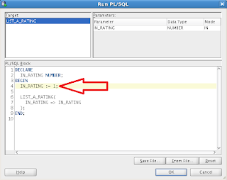 Srini's Boulevard: (Not a ) Bug in Debug Procedures in SQLDev