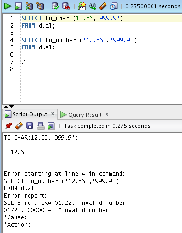 Srini's Boulevard: conversion differences between TO_NUMBER and TO_CHAR
