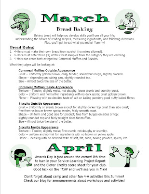 Chester County Bleed Green Blog: Bread Baking Contest Rules