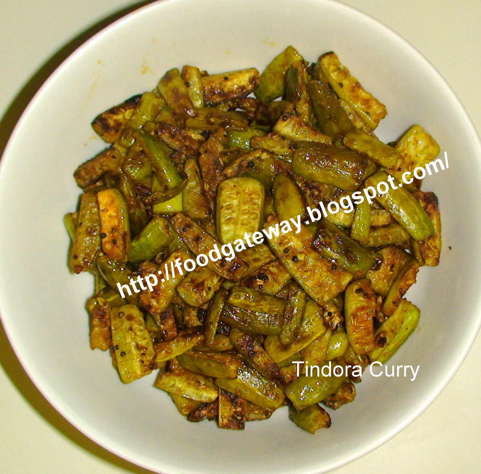 Indian Food Recipes: Tindora Curry