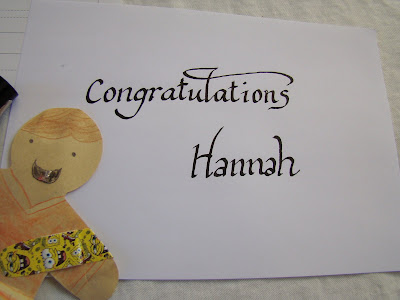 Flat Stanley's California Adventure: CONGRATULATIONS HANNAH