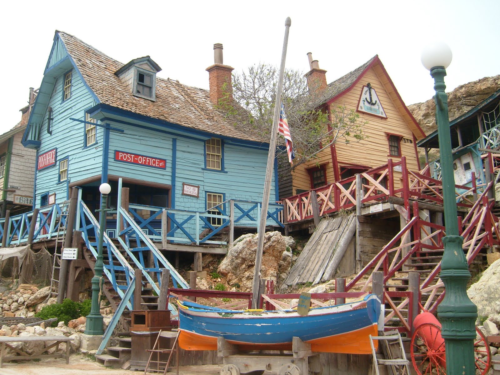 Dr Tony Shaw: Robert Altman's Popeye (1980) Film Set, Sweethaven ...