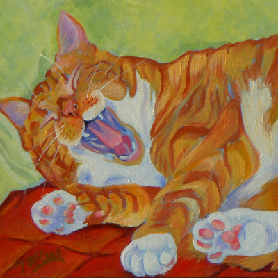 Terry McCray Art Blog: 100 Cats in 100 Days Cat# 27