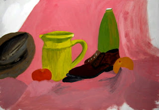 So You Missed My Class: 2D Design- Color Still Life Painting Project