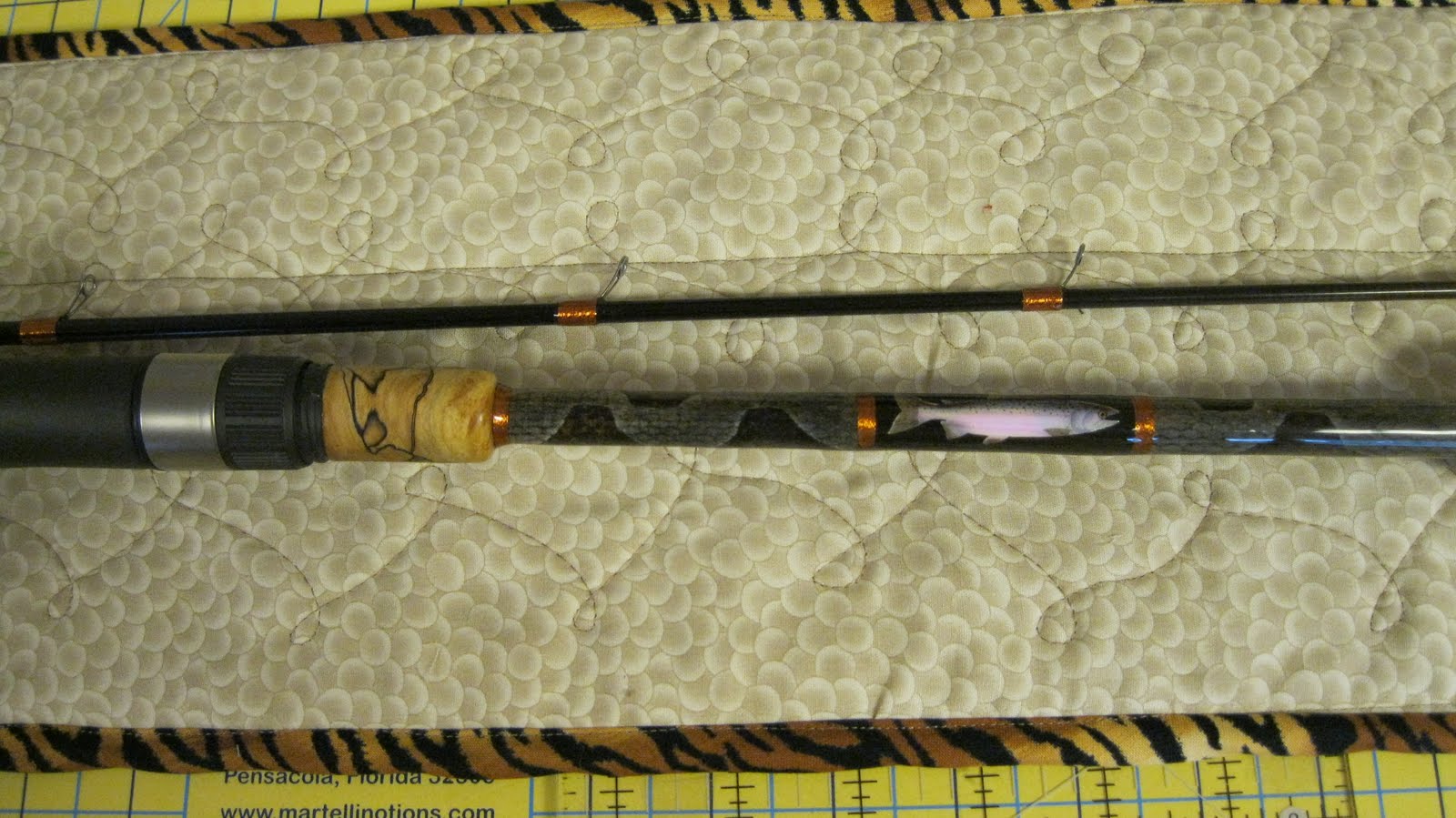 Anything But Boring: Making a Fishing Rod Cover
