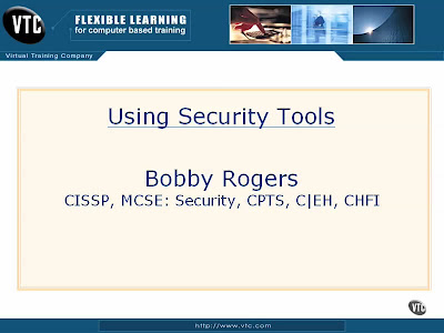 Cisco Home: VTC - Using Security Tools Tutorials