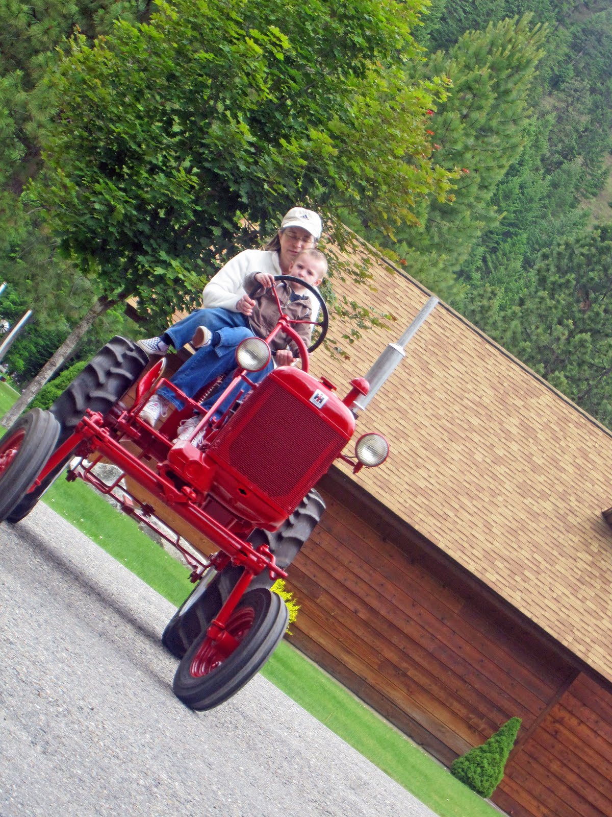 Miles of Smiles: Big Red Tractor!