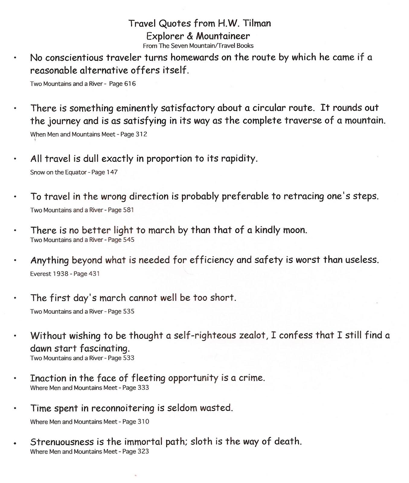 His Wonders In The Deep: H.W. Tilman - Sailor, Mountaineer, Explorer ...