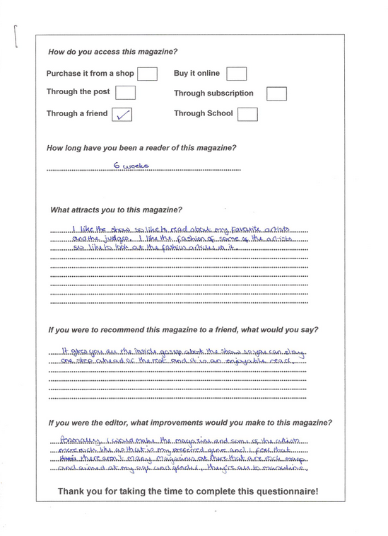 AS Media Foundation Portfolio: Research and Planning: Magazine ...