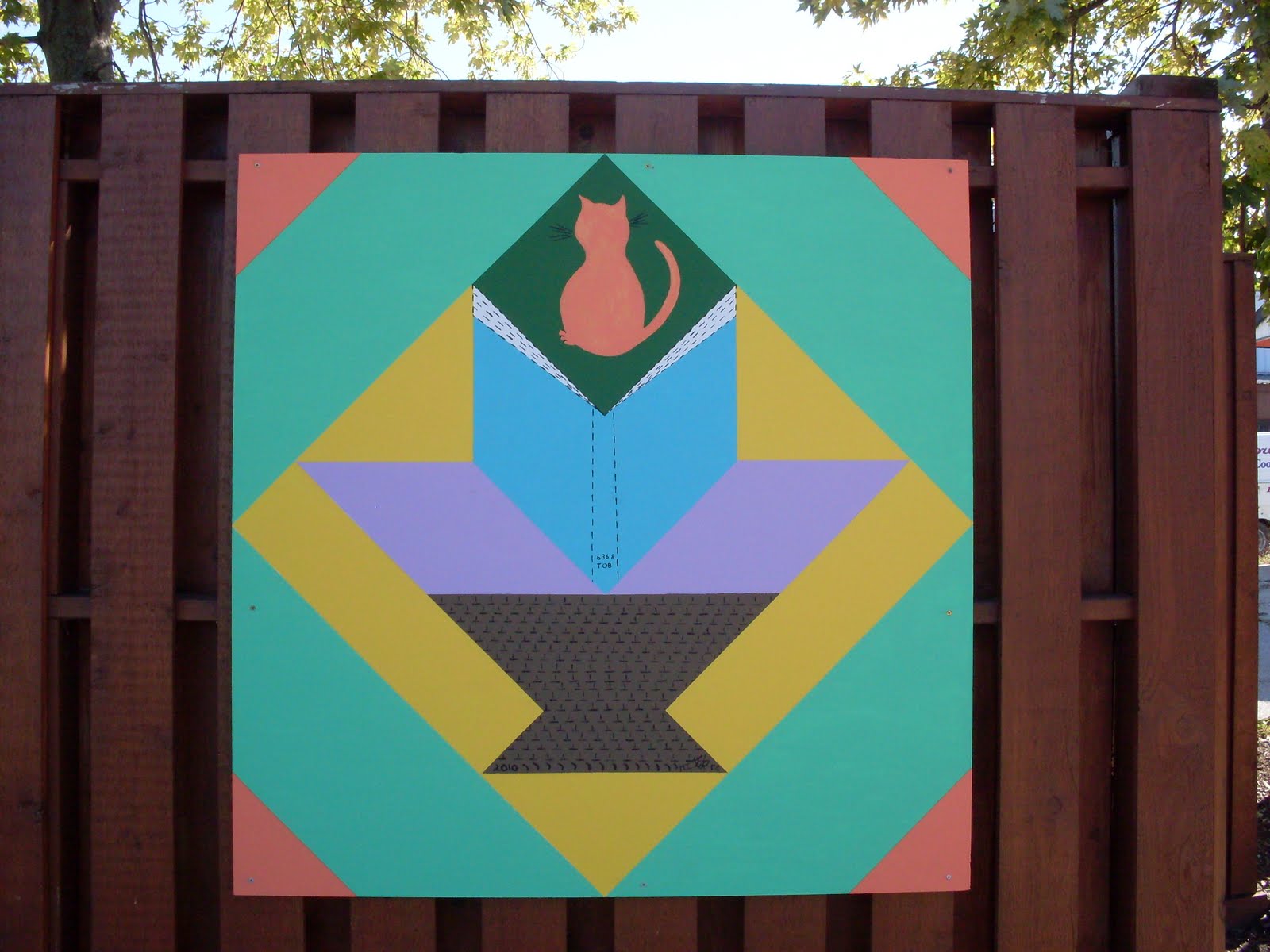 The Adventures of Chance, the Thorntown Library Cat: I am a Barn Quilt Cat