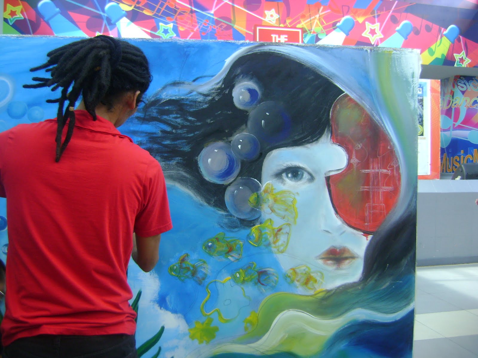 Chelony's World: Chelony's Art : On the Spot Painting Contest