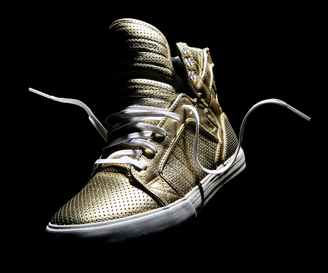 Ghetto Supreme: Supra Muska Skytop Gold Perf Limited
