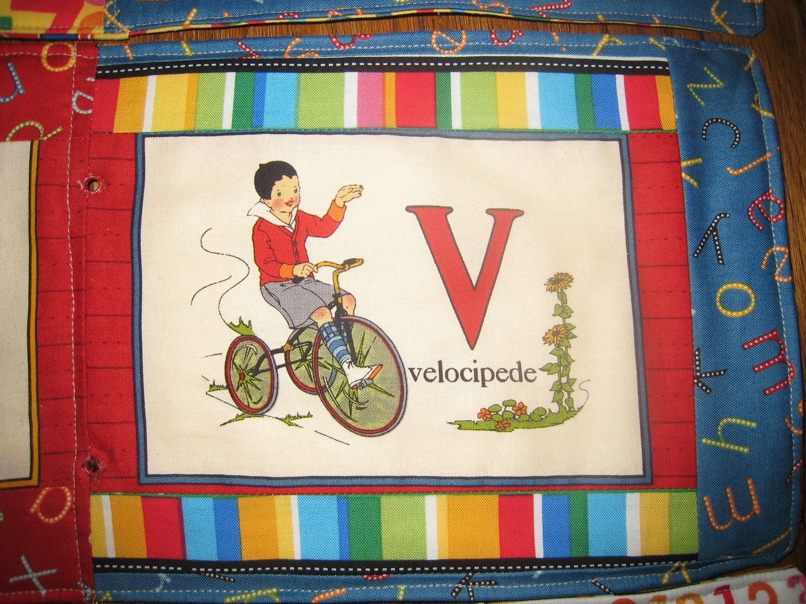 Karey's Overflow: Cloth Alphabet Book