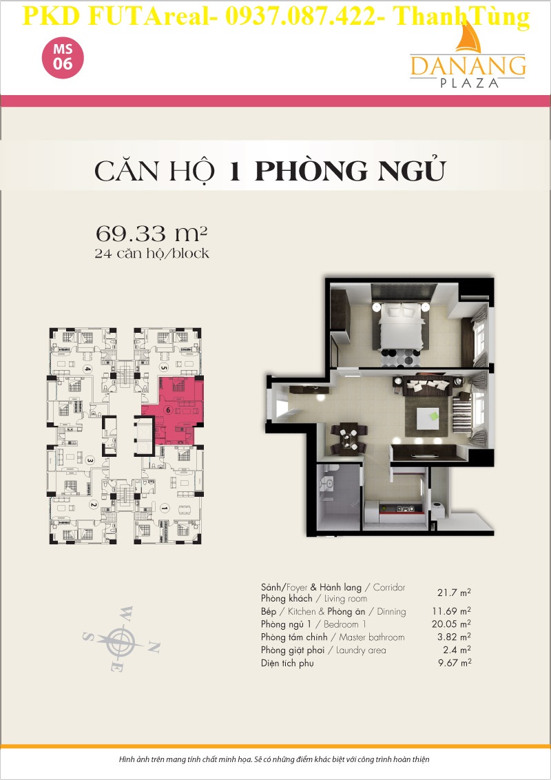 Căn hộ Cao cấp Đà Nẵng Plaza tọa lạc bên cạnh khu Hành chính Thành phố ...