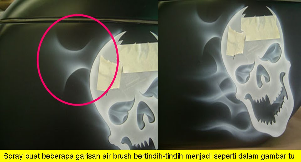 Fire Starting Automobil: DIY teknik Spray Airbrush motorsikal/ kereta