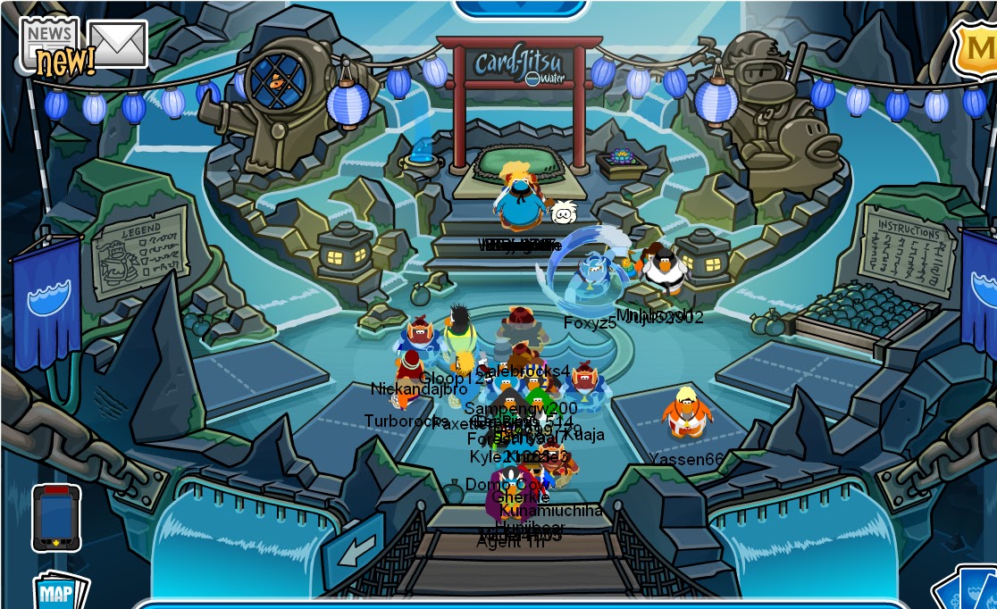 All about Club Penguin: NEW WATER DOJO