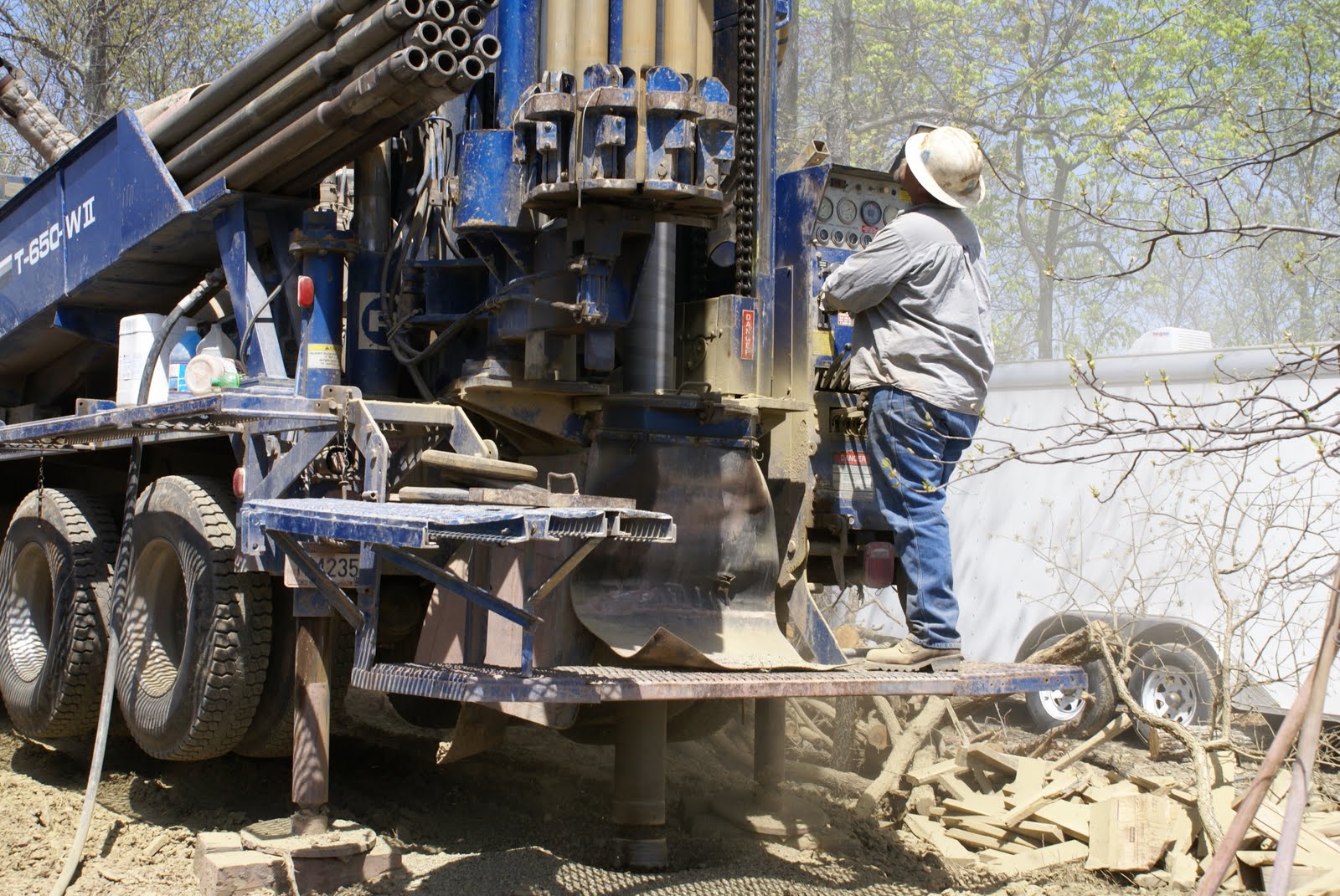 Hidden Bend Retreat, Romney West Virginia: Well Drilling Completed