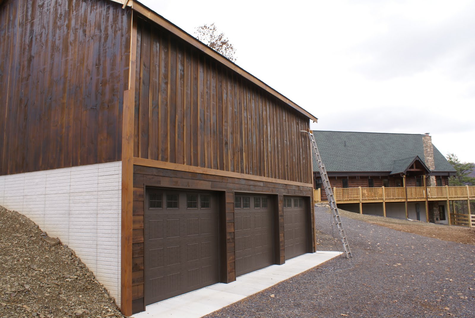 Hidden Bend Retreat, Romney West Virginia: Shop Siding Continued