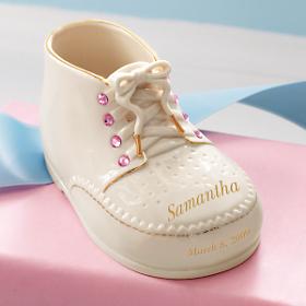 Helping mommys win: Personalized Baby's First Steps Baby Shoe Sculpture ...