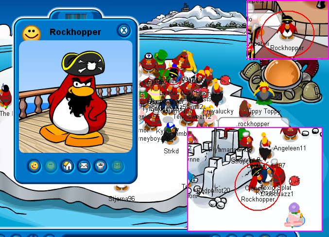 club penguin rocks