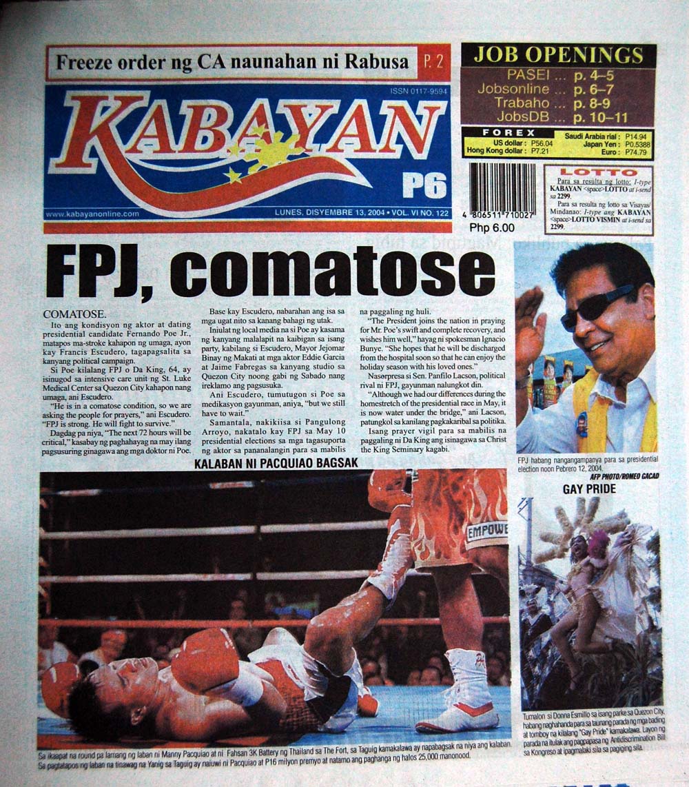 FPJ: THE HEADLINES 3 YEARS AGO: FPJ IS DEAD
