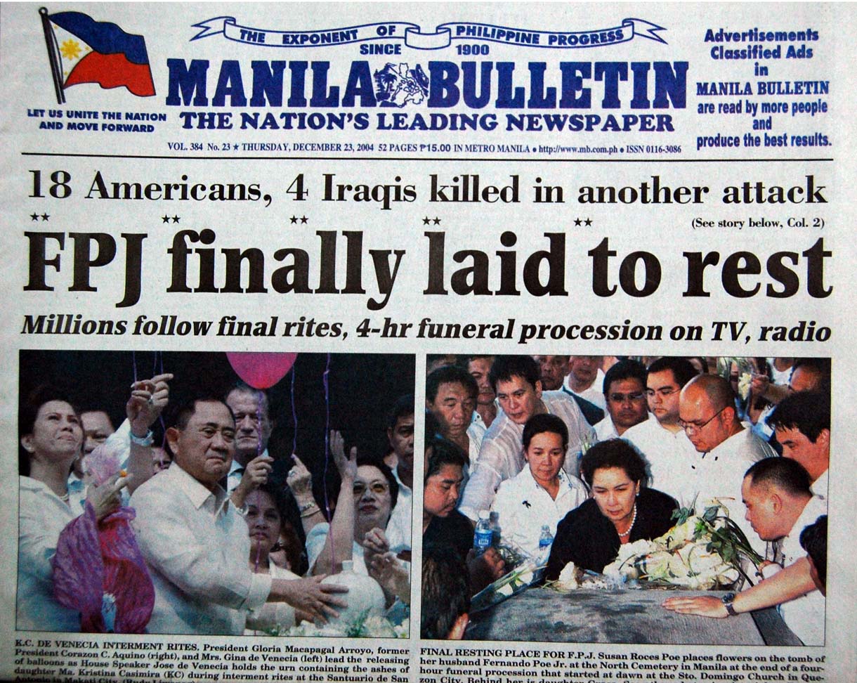 Video 48: THE HEADLINES 3 YEARS AGO: FPJ IS DEAD
