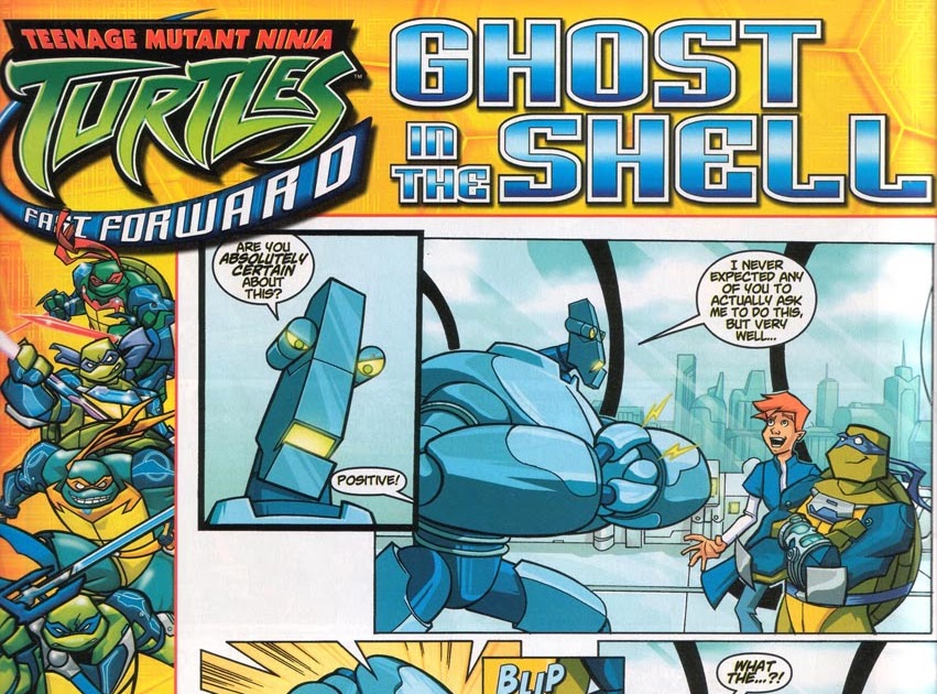 TMNT Fast Forward Comic - "Ghost in the Shell"