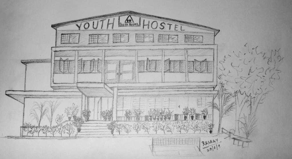 Irrashonally urs!: Mysore Memories - Youth Hostel Sketch