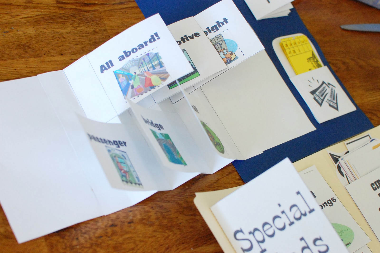 Learning 4 Fun!: Train Lapbook