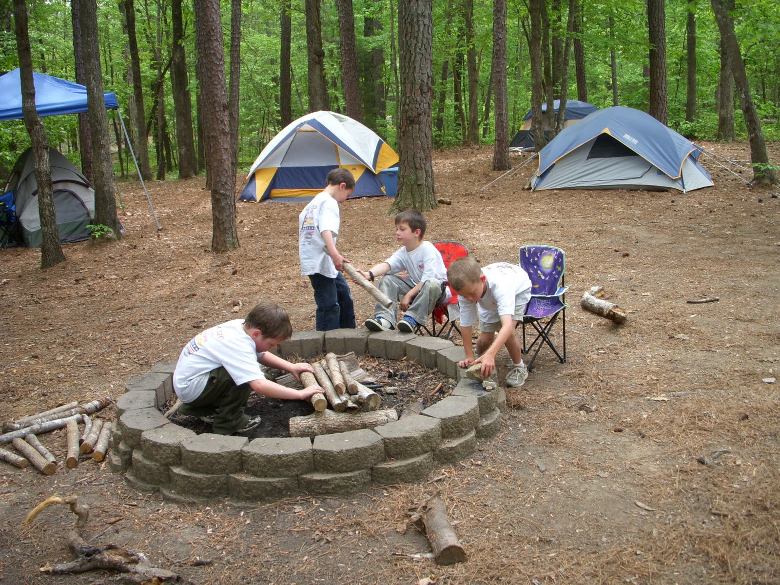 Parker and Maggie World: Parker's Cub Scout Camping Trip!!!