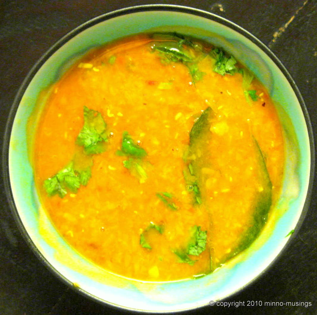 Mint and Mustard: Lentil stew from Hyderabad - Khatti Daal