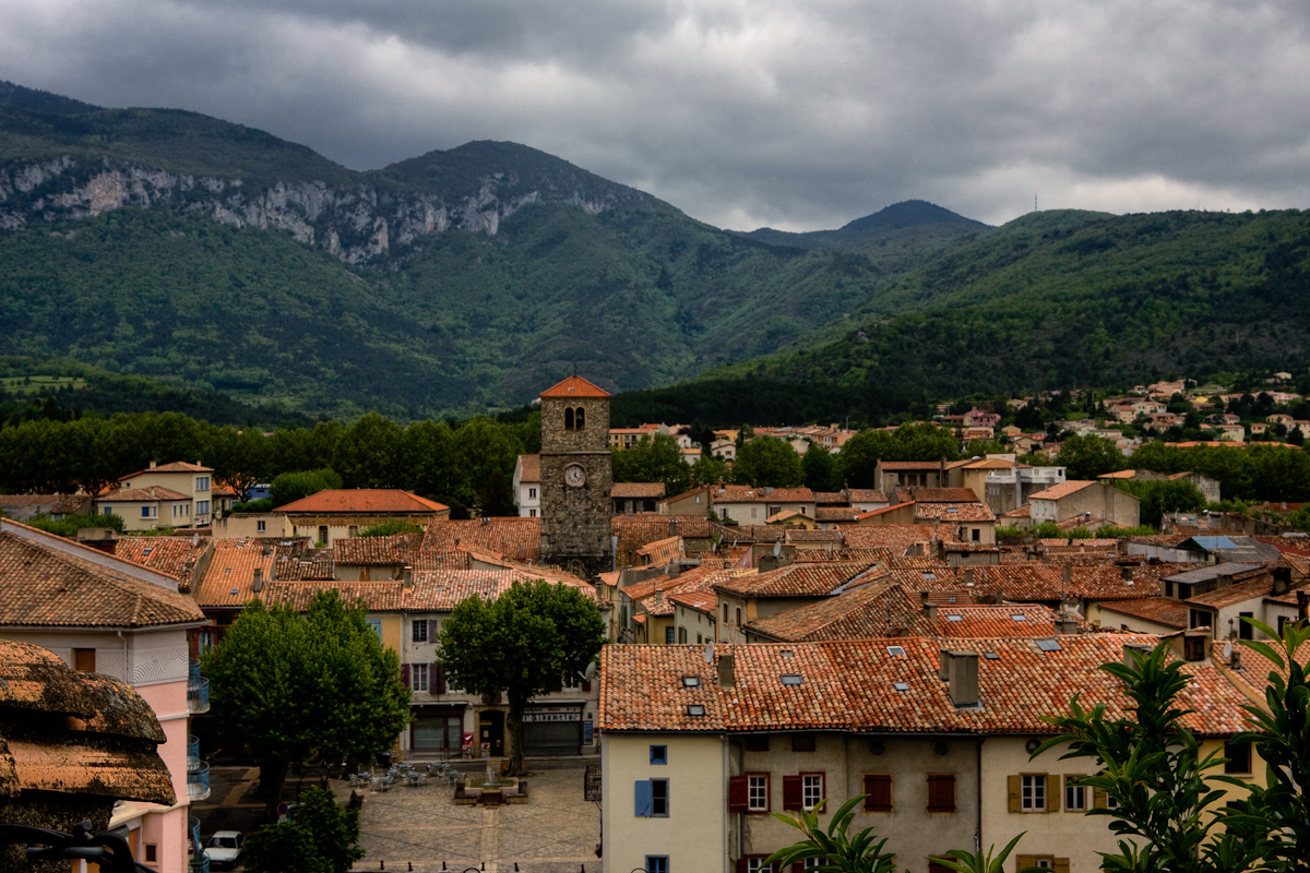 Kreider's Korner Photographs: Quillan Castle and the River Aude, Quillan
