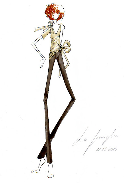 Modezeichnen: Figurien - La Famiglia