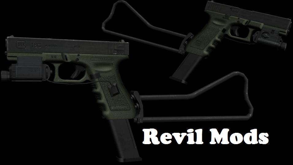 REVIL MODS: Wolf's Custom Glock 18c [ Modern Warfare 2 Style ]