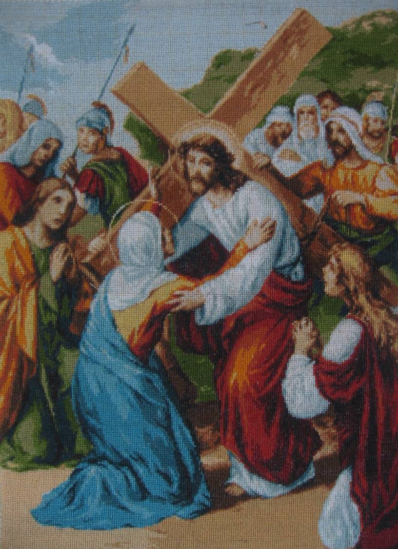 Artă Picturi Tablouri: ”Iisus cu crucea”