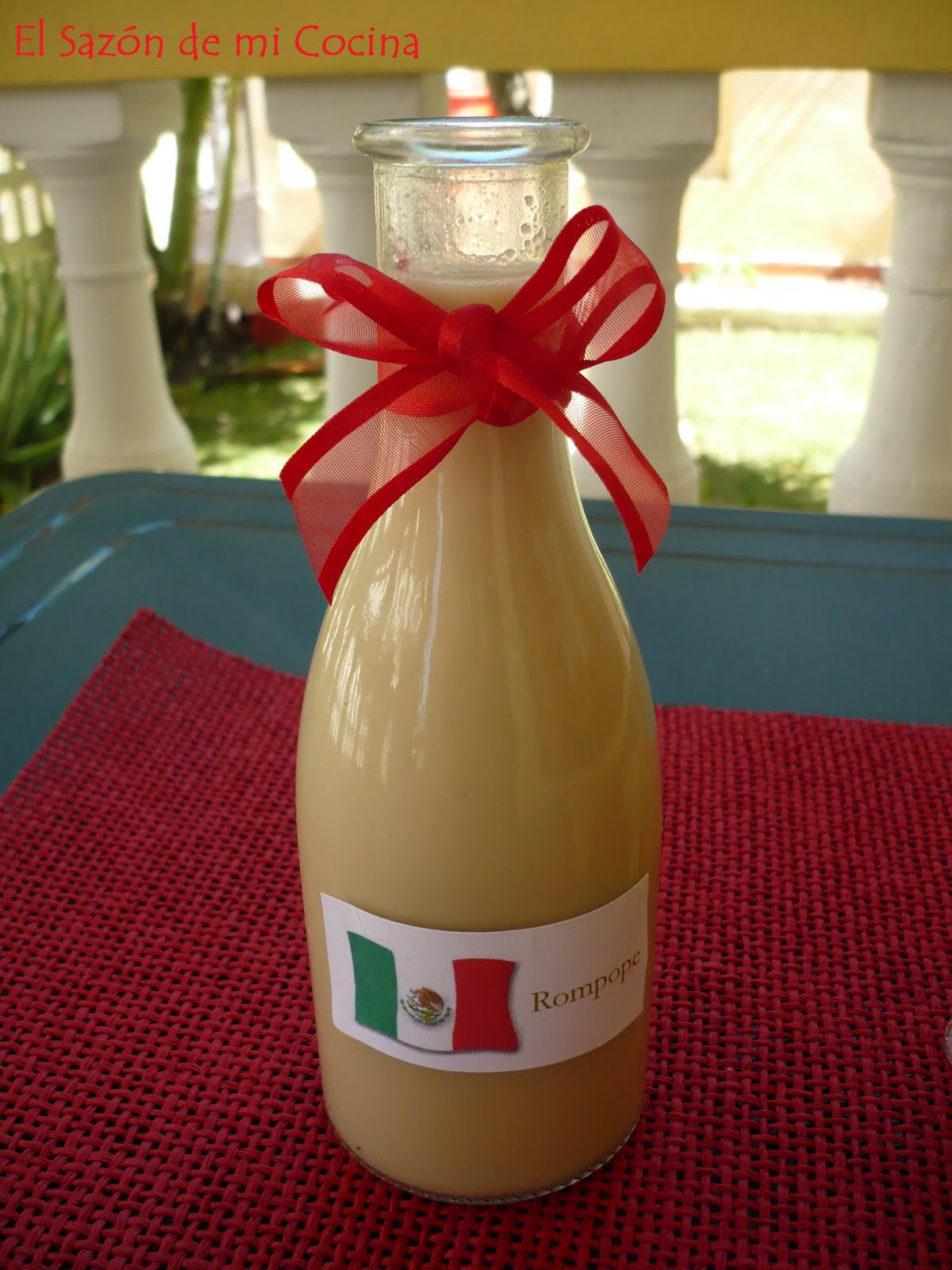 EL SAZON DE MI COCINA: Rompope