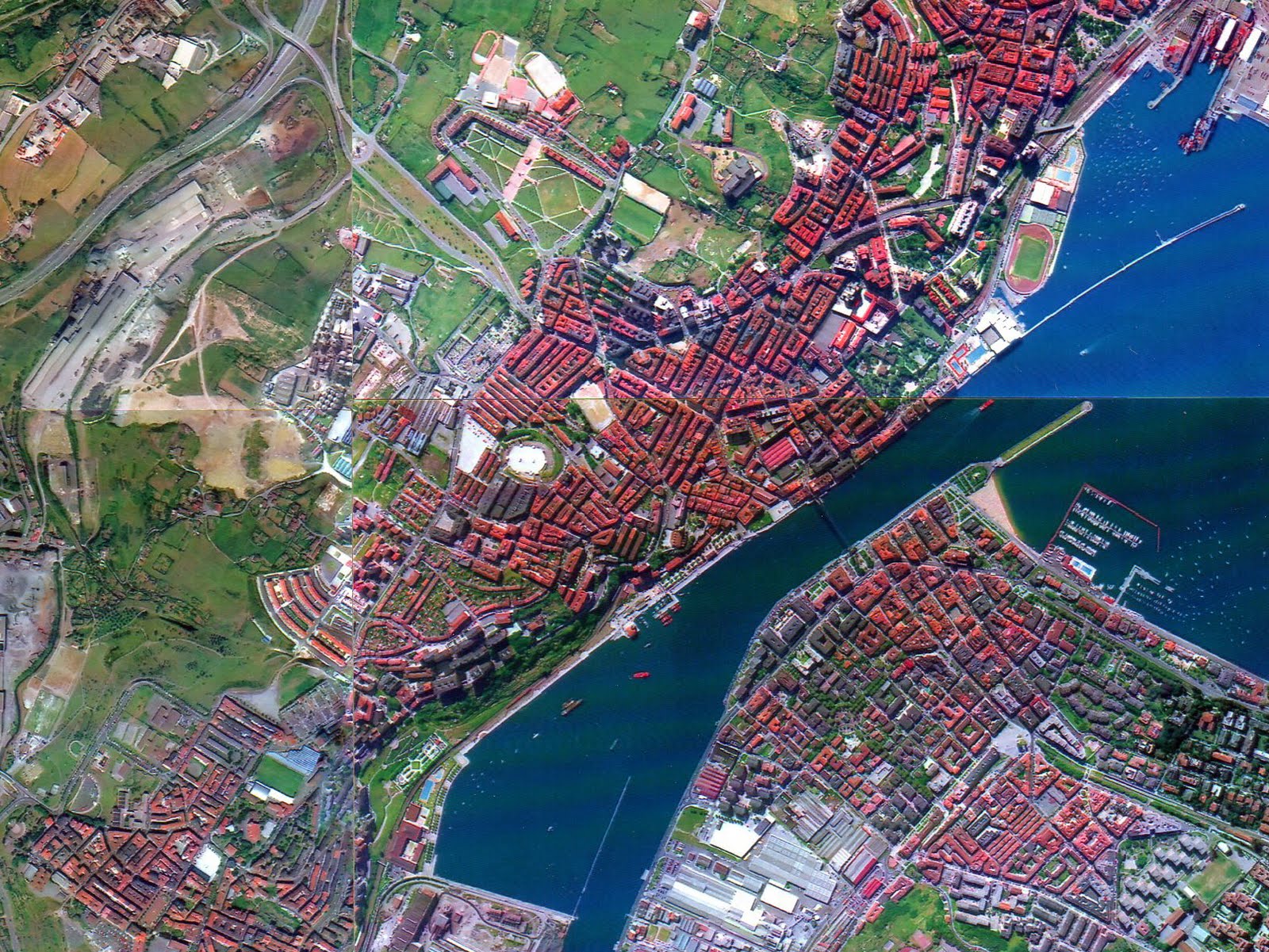 El Mareometro Blog: ORTOFOTO DE PORTUGALETE. 1998-1999