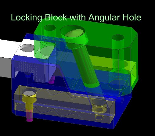 Locking Block With Angular Slider ~ Injection Mold Design Tutorial Technology And Engineering