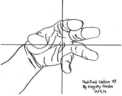 Kingsleys Blog: Modified Contour Drawing